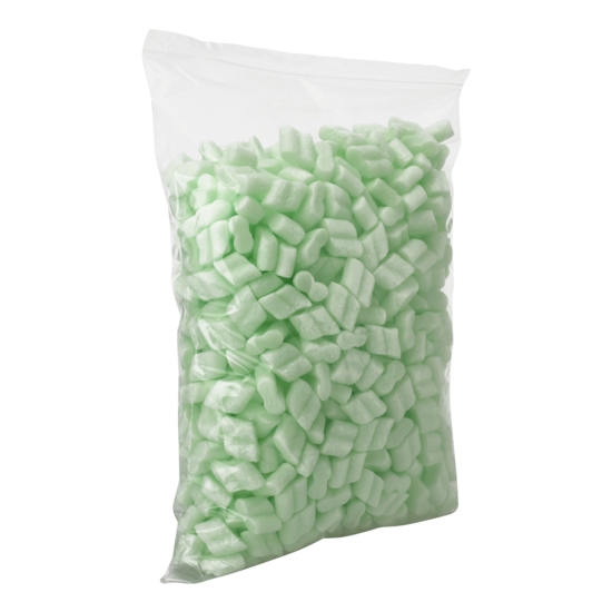 The Packaging Depot - Polystyrene Loose Fill Green 0.8 Cubic Feet Bag ...
