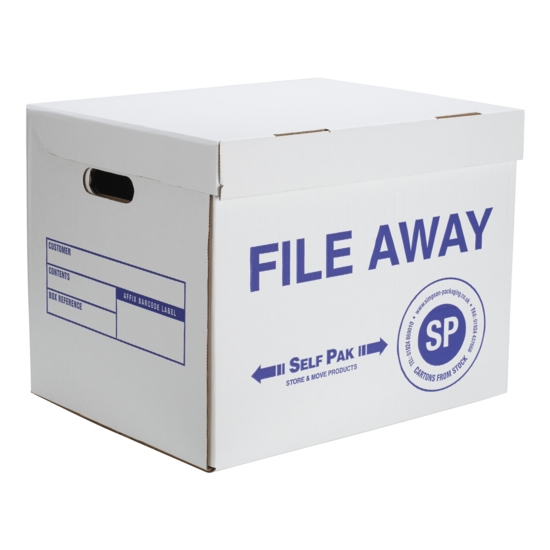 The Packaging Depot - Document Archive Box With Hinged Lid 406mm x ...