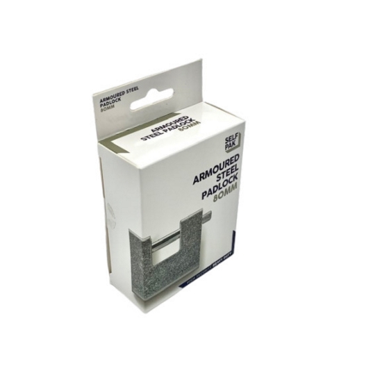 The Packaging Depot - 80mm Self Pak Armoured Steel Padlock No Minimum ...