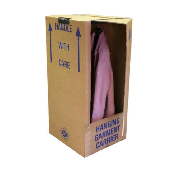 The Packaging DepotPack of 5 Short Wardrobe Carton And Hanging Rail ...