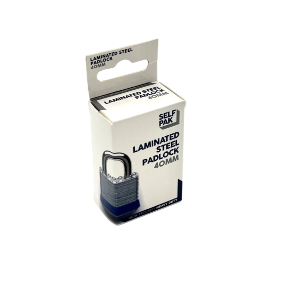 The Packaging Depot - 40mm Self Pak Laminated Steel Padlocks, Keyed To ...