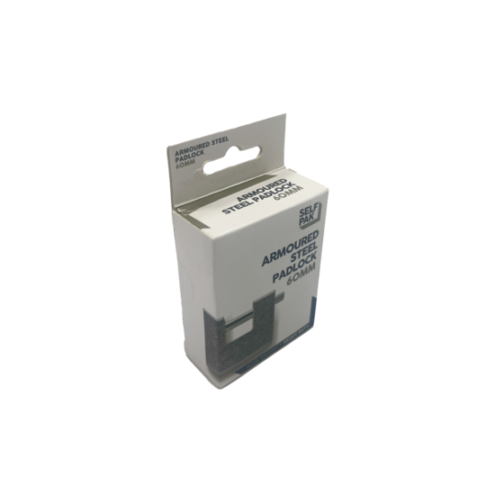 The Packaging Depot60mm Self-Pak Armoured Steel Padlock